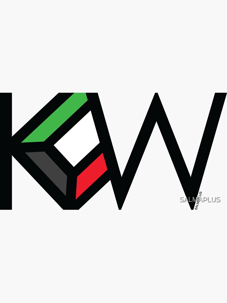 "KW flag" Sticker by SALMAPLUS | Redbubble