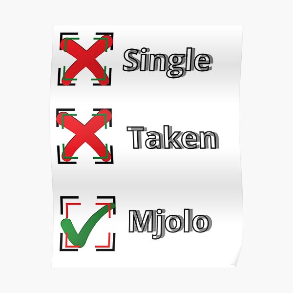 "MJOLO" Poster for Sale by Shingie | Redbubble