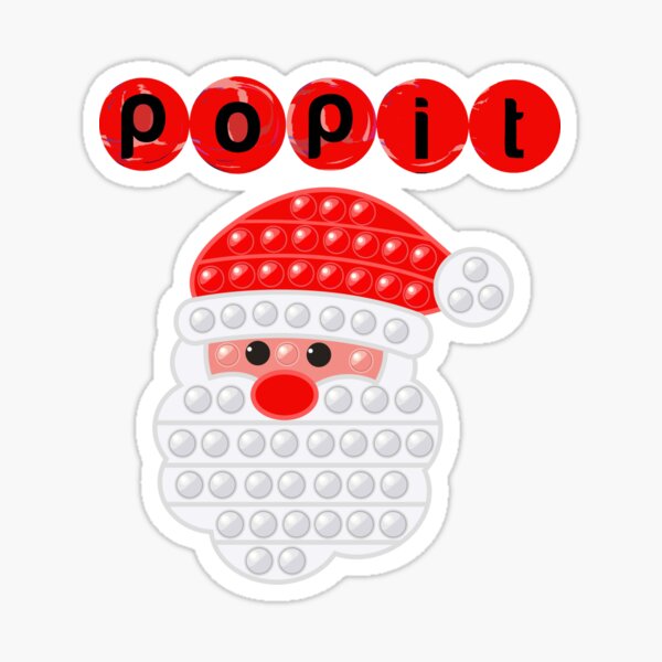 " This Santa funny popper game Tee Bubble Sensory popping the stress ...
