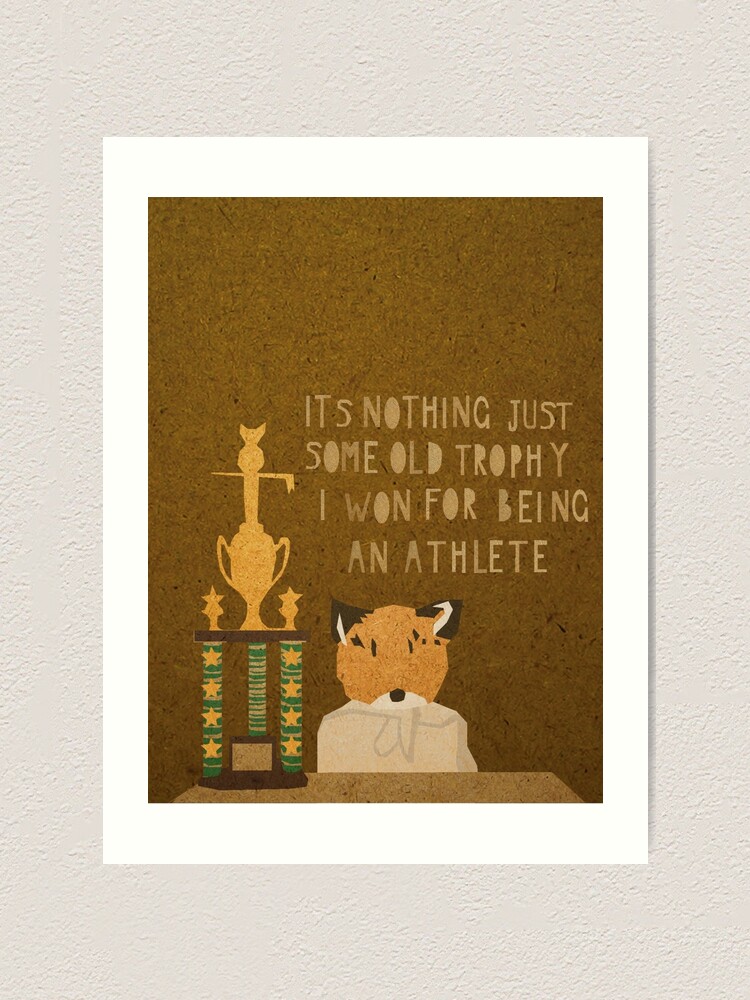 "It's nothing. It's just some old trophy I won for being an athlete ...