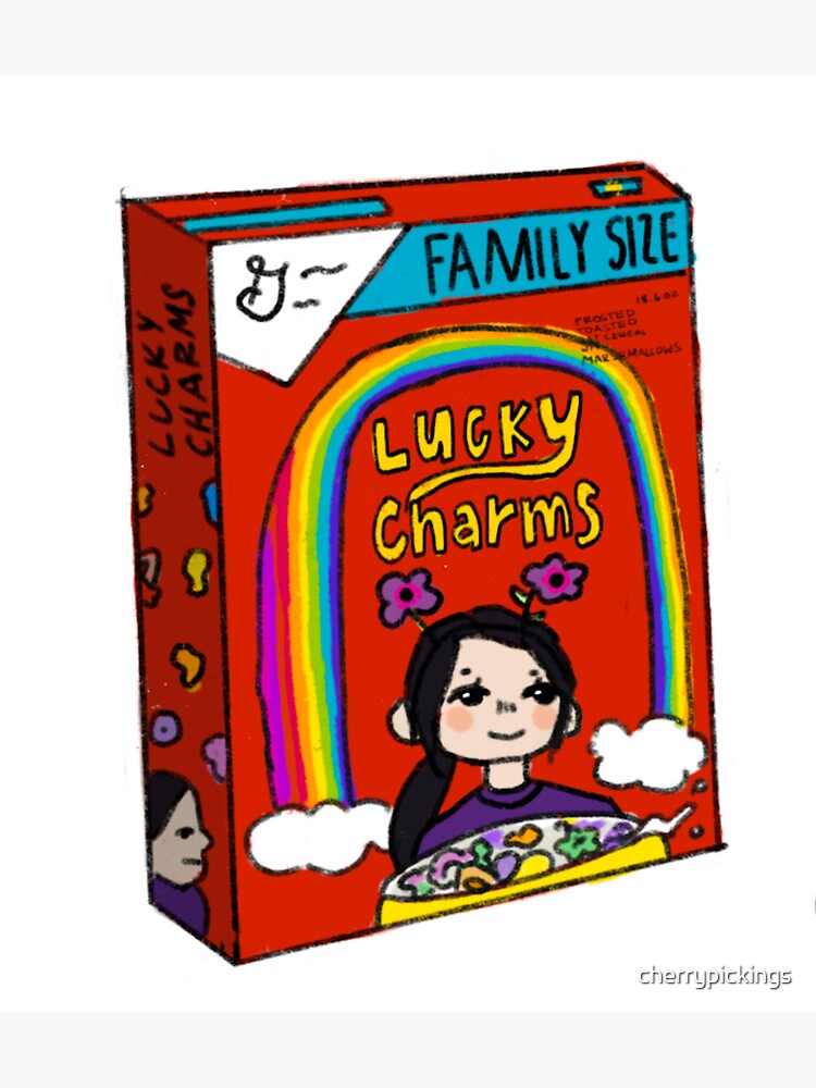 "lucky charm box" Sticker by cherrypickings | Redbubble