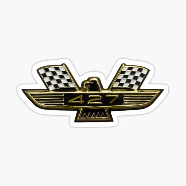 "1963-1964 427 Ford FE Emblem" Sticker for Sale by pickreative | Redbubble