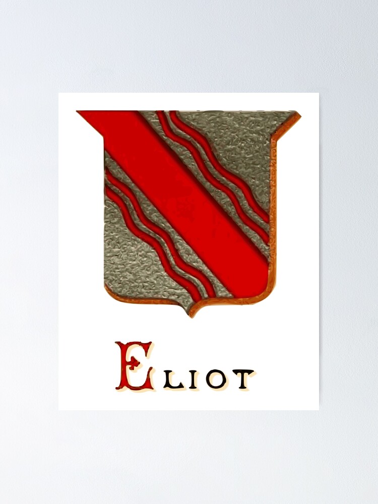 "Eliot Family Coat of Arms" Poster for Sale by Heraldica | Redbubble