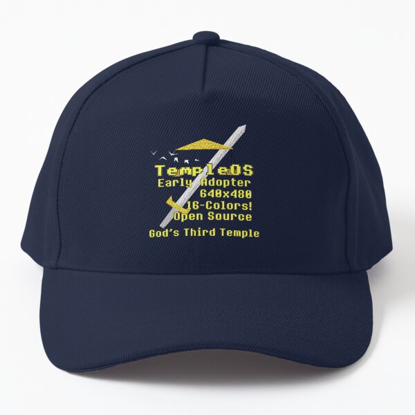 "TempleOS Early Adopter - Terry A Davis, Programmer, Meme" Cap for Sale ...