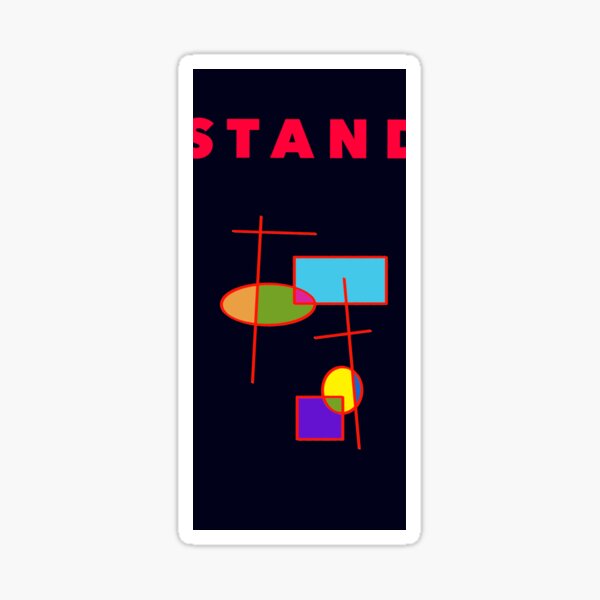 "Stand" Sticker by Mazipoodles | Redbubble