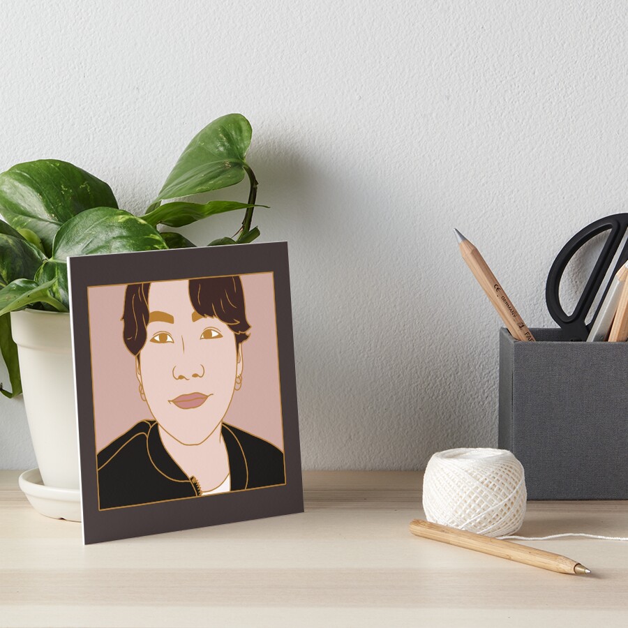 "BTS | Squishy Cheek Yoon" Art Board Print by ynkkparadise | Redbubble