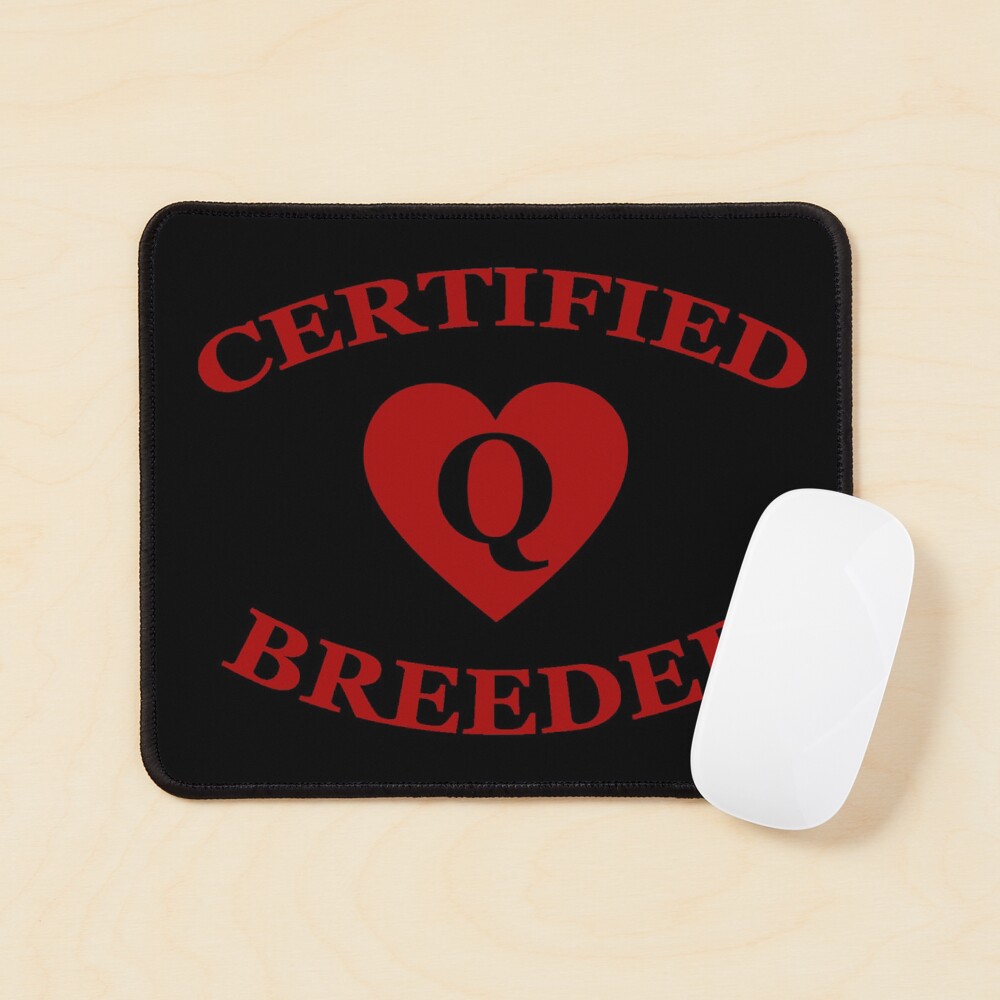"Certified QOH Breeder" Sticker for Sale by BleachedCo | Redbubble