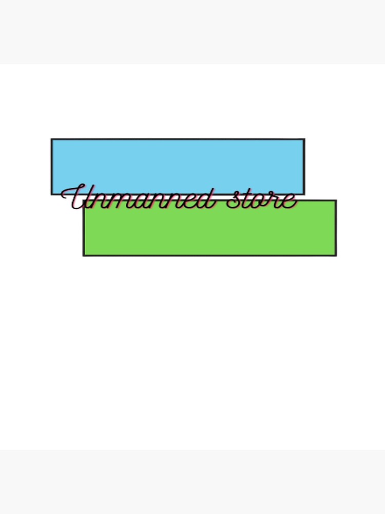 "Unmanned store" Poster for Sale by Designnara | Redbubble