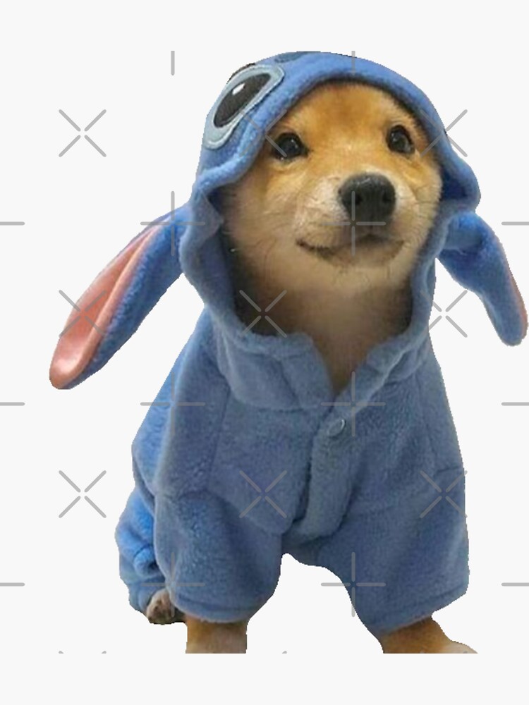 "stitch puppy" Sticker for Sale by amokanos | Redbubble