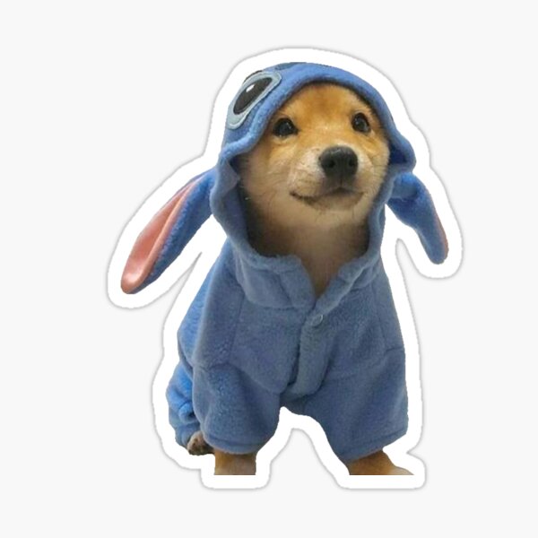 "stitch puppy" Sticker for Sale by amokanos | Redbubble