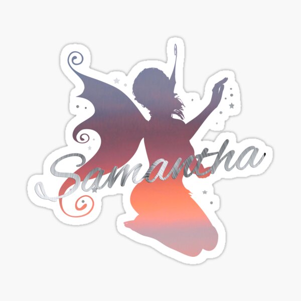 "Samantha Personalized Name Fairy" Sticker for Sale by AloraDawnEve ...