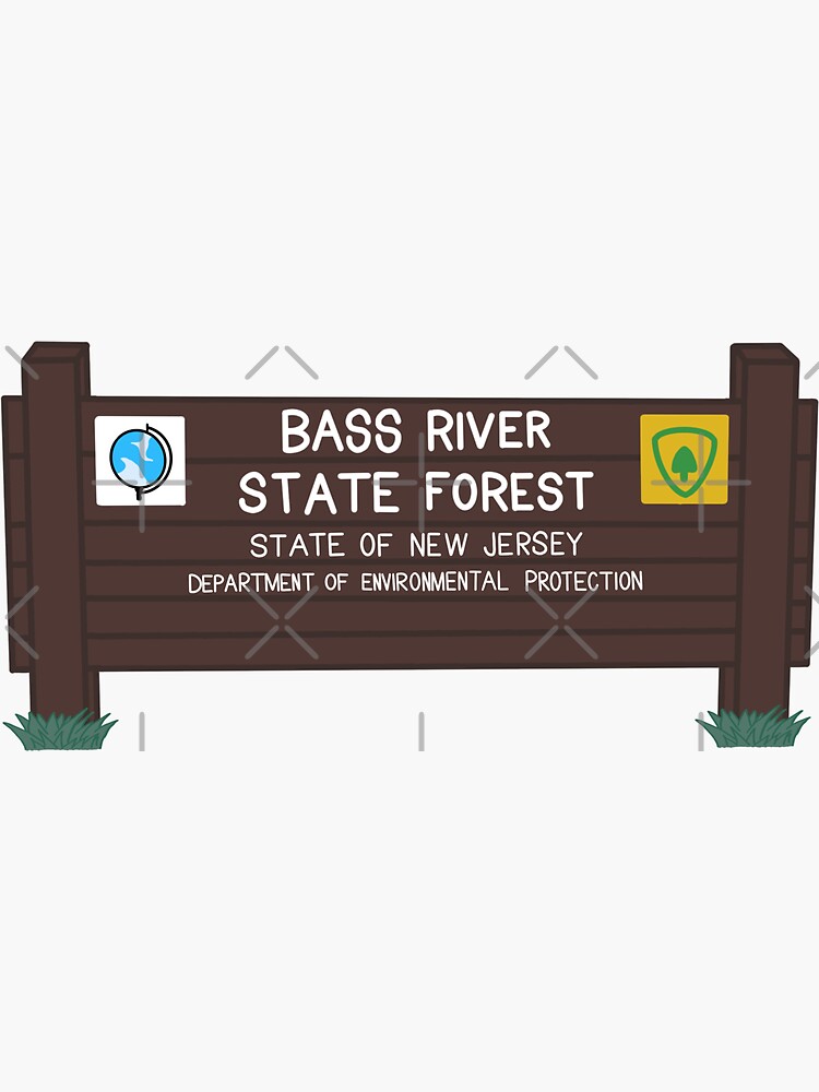 "Bass River State Forest " Sticker for Sale by Jtaylor940 | Redbubble