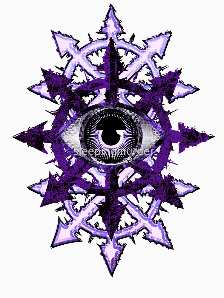 "EVIL EYE WITH CHAOS STAR - violets *awesome UNLISTED designs in my ...