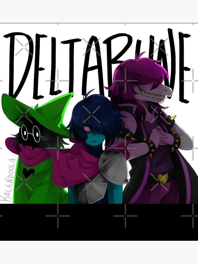 "Main characters delta-rune" Poster for Sale by SmithGaddis | Redbubble