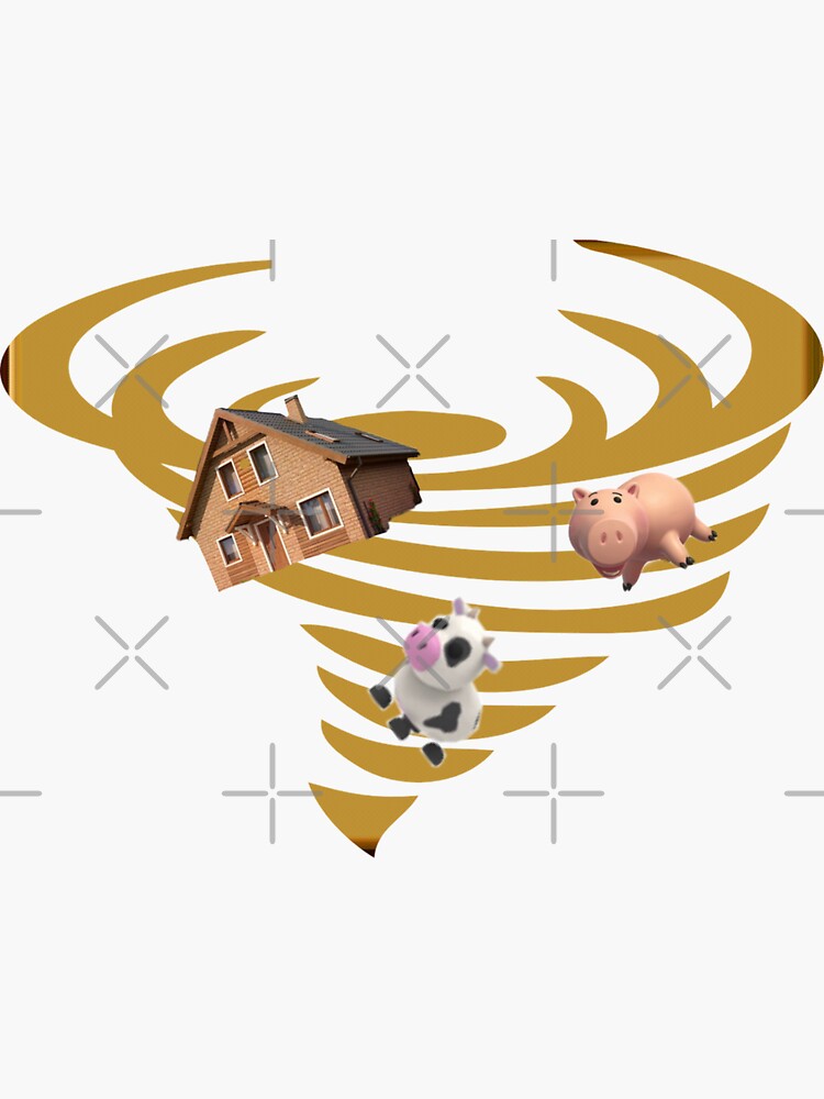 "Twister" Sticker for Sale by FlyingSourcer | Redbubble