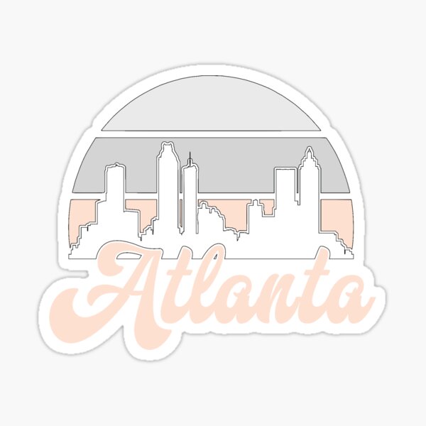 "Atlanta " Sticker by TheMall | Redbubble