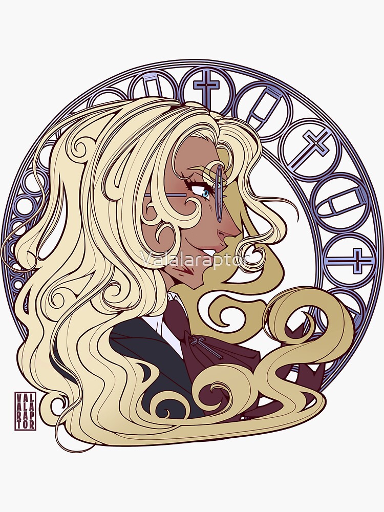 "Sir Hellsing" Sticker by Valalaraptor | Redbubble