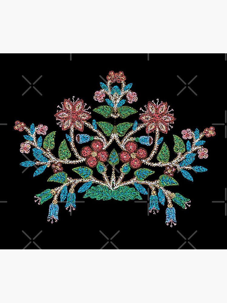 "Metis Beadwork Traditional" Art Print for Sale by hookline | Redbubble