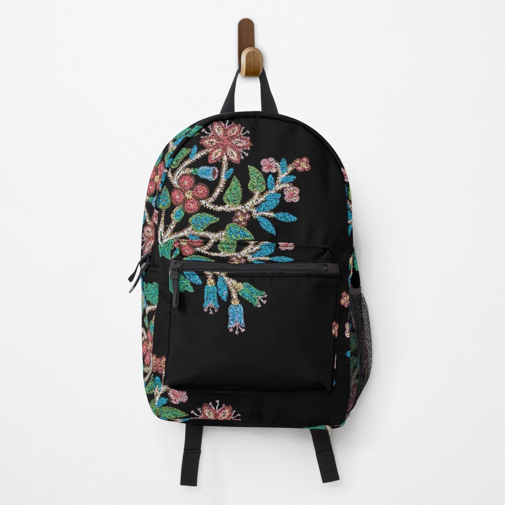 "Metis Beadwork Traditional" Backpack for Sale by hookline | Redbubble