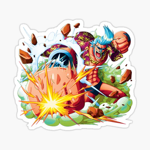 "Franky One Piece" Sticker for Sale by AndyArtic | Redbubble