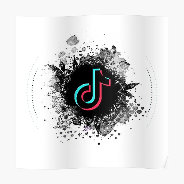 "Design tiktok" Poster for Sale by Moazz95 | Redbubble