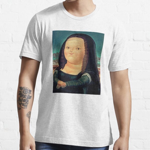 "Fernando Botero Mona Lisa" T-shirt for Sale by abelalicia2 | Redbubble ...