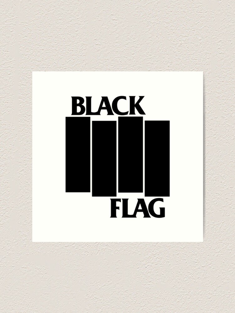 "BLACK FLAG - LOGO" Art Print for Sale by loxergv | Redbubble