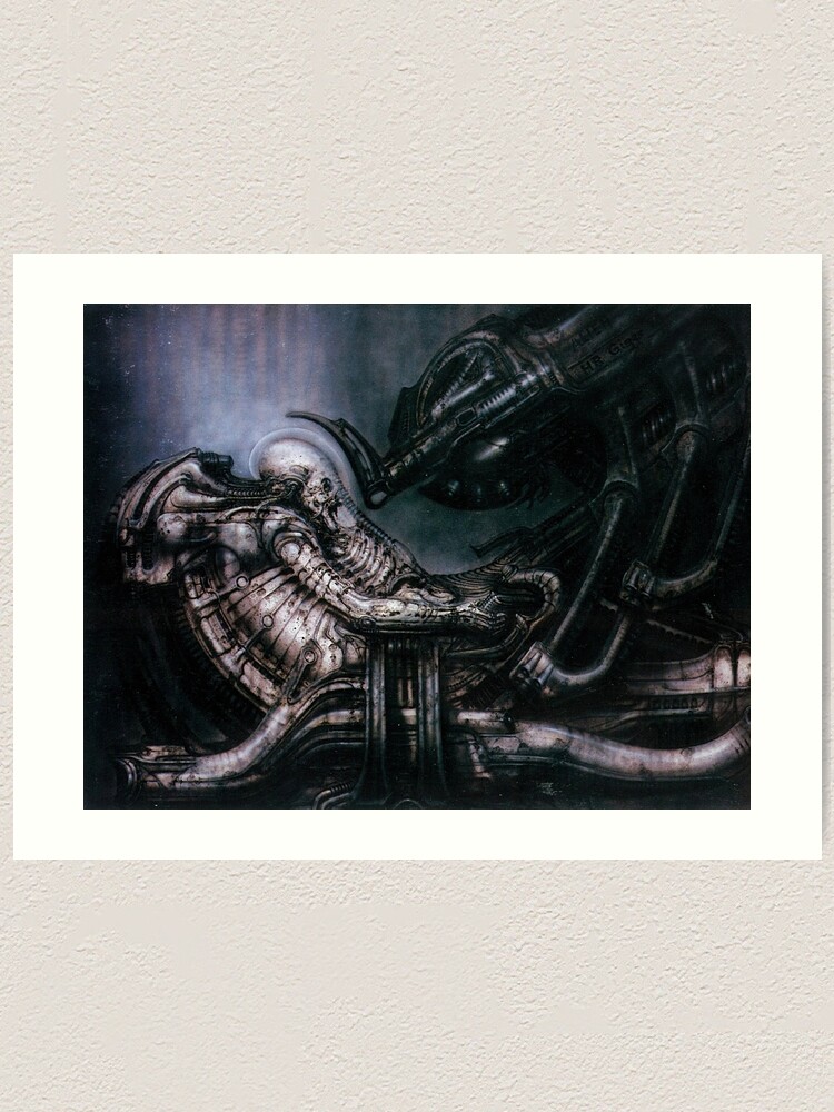 "Giger Alien" Art Print for Sale by belljamesUP | Redbubble
