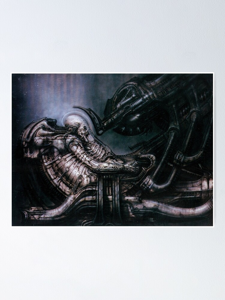 "Giger Alien" Poster for Sale by belljamesUP | Redbubble