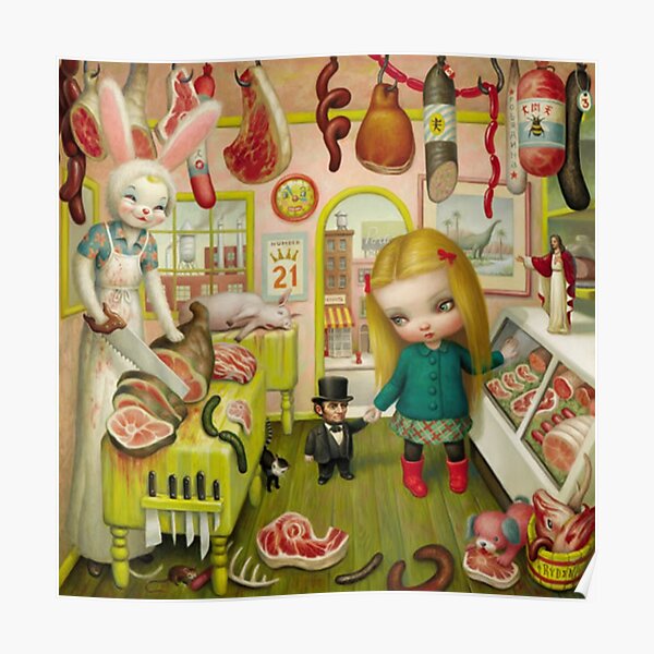 "Training Kitchen Gallery Three mark ryden" Poster by david-ramos ...