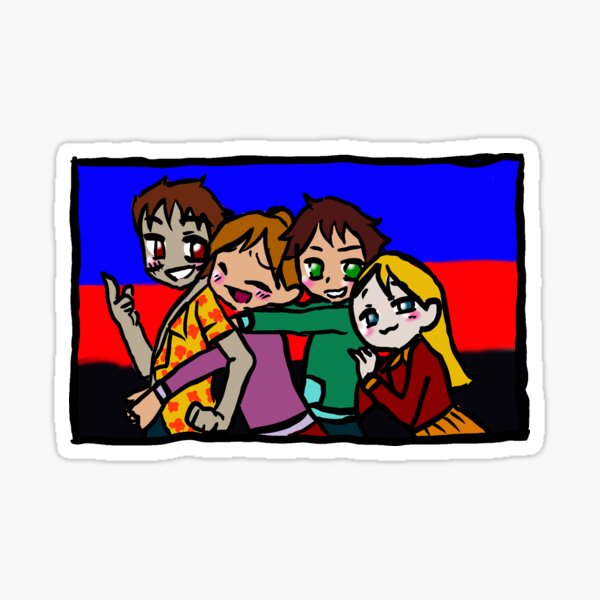 "Our poly pride" Sticker for Sale by Nezuchi | Redbubble