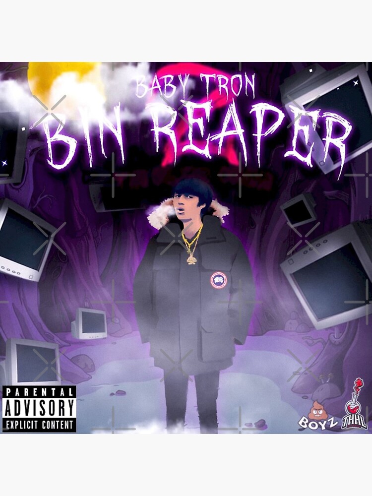 "Bin Reaper" Sticker by Jamesoney | Redbubble