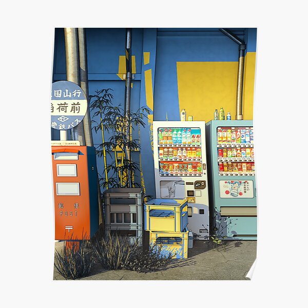 "Vending Machine" Poster for Sale by Omorphia Visual | Redbubble
