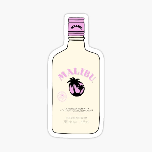 "pink malibu" Sticker for Sale by justaddnina | Redbubble