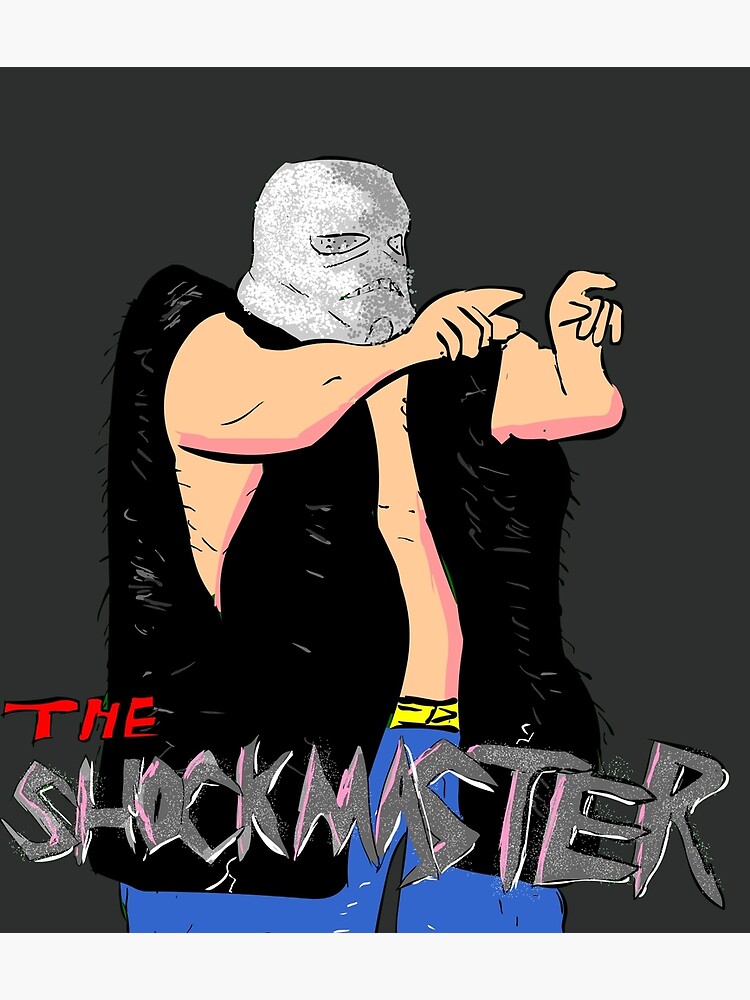 "The Shockmaster" Poster by Retrospectglory | Redbubble