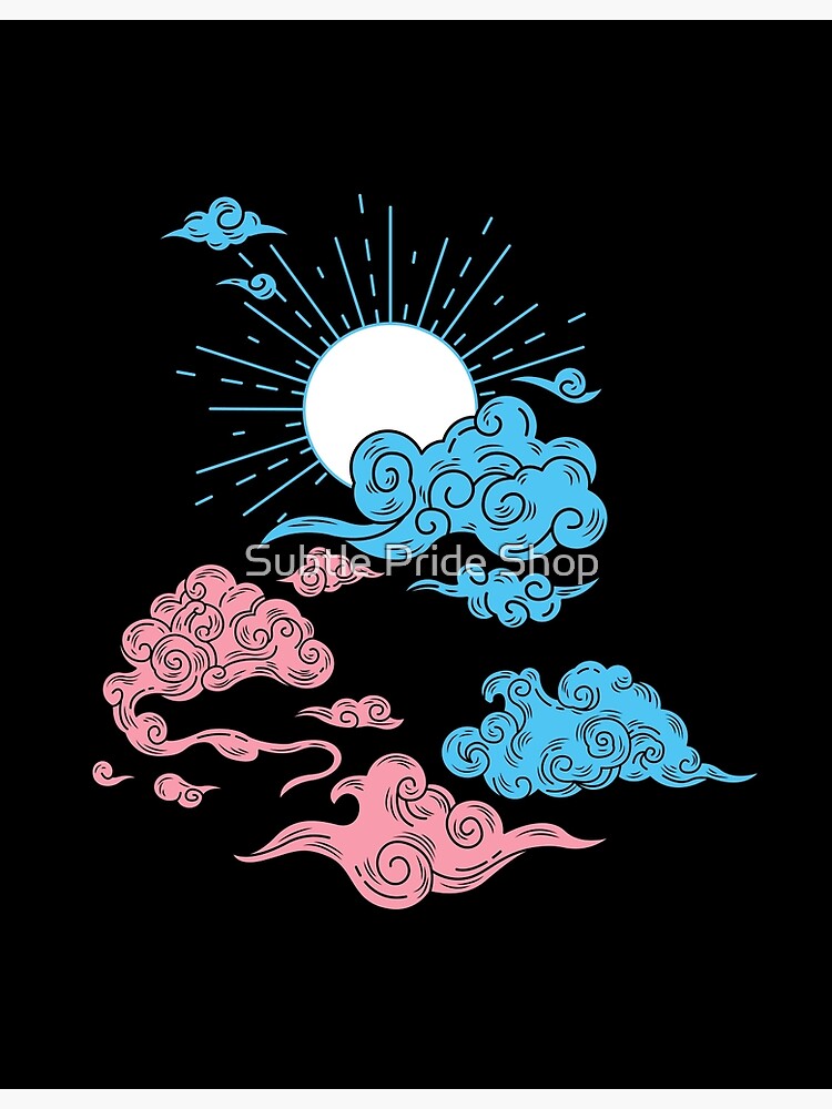 "Trans Sun and Clouds. Transgender Pride" Poster for Sale by ...