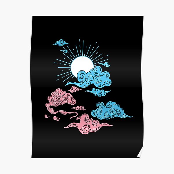 "Trans Sun and Clouds. Transgender Pride" Poster for Sale by ...