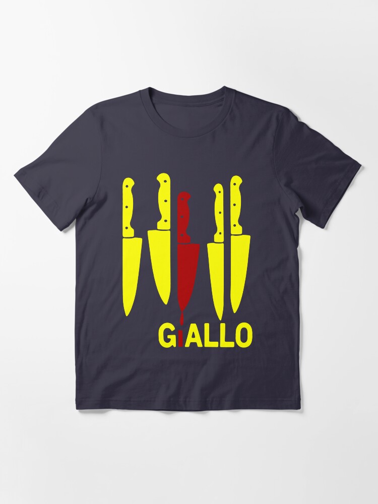 "giallo" T-shirt for Sale by I-got-red-on-me | Redbubble | horror t ...