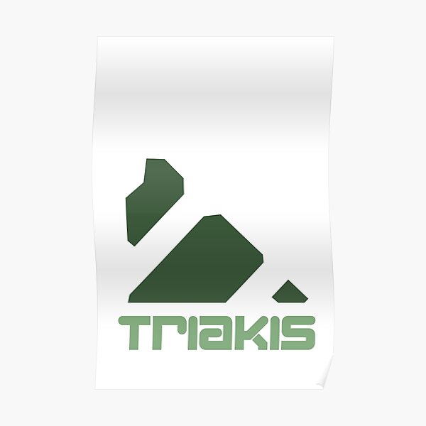"Wipeout Fury - FX 350 League - Triakis Logo " Poster for Sale by ...
