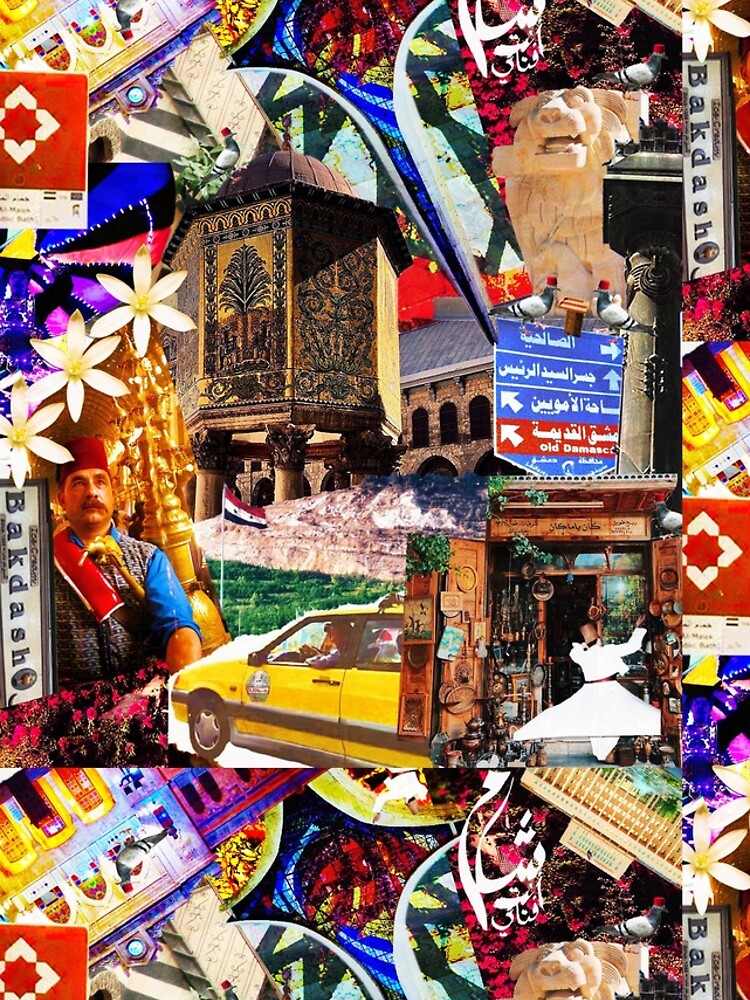 "Damascus - Syria - Collage" iPhone Case for Sale by rockyrolle | Redbubble