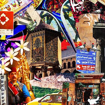 "Damascus - Syria - Collage" Sticker for Sale by rockyrolle | Redbubble