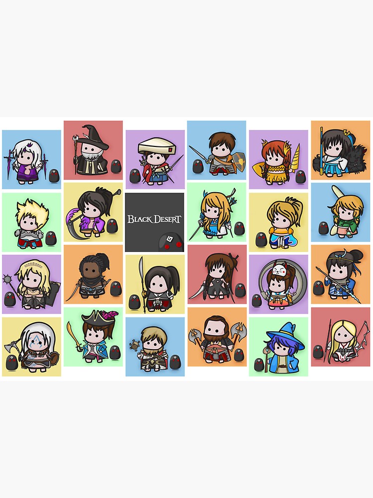 "BDO Icons 2021 - All Classes" Sticker for Sale by sarah-davies | Redbubble