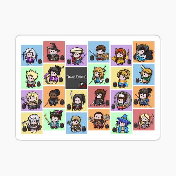 "BDO Icons 2021 - All Classes" Sticker for Sale by sarah-davies | Redbubble