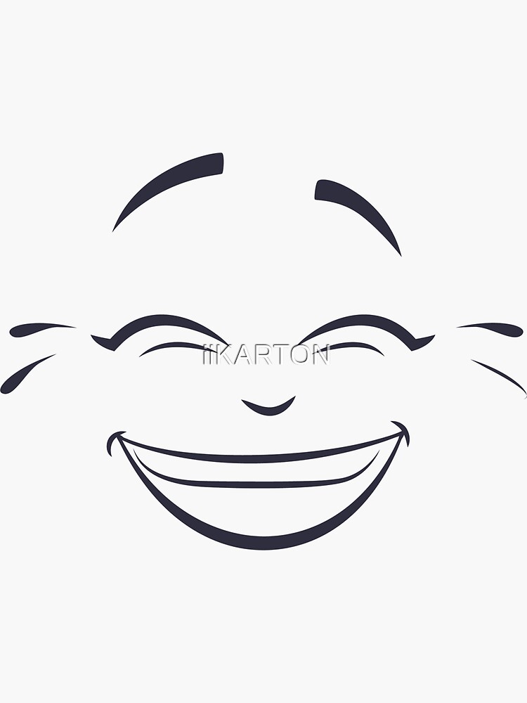 "Facial expressions" Sticker for Sale by iiKARTON | Redbubble