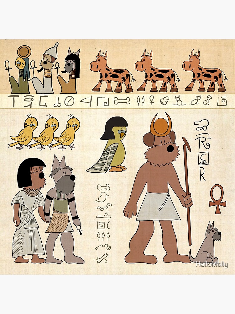 "Walk like an Egyptian - Art History Parody" Poster by HalloMolly ...