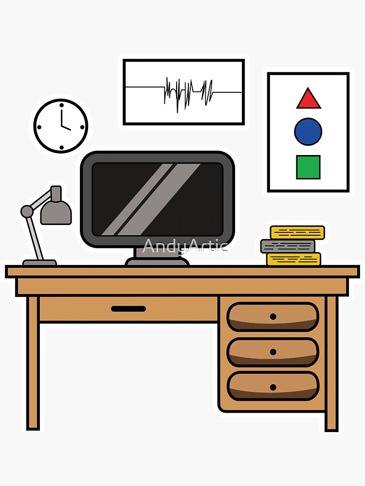 "Workbench " Sticker for Sale by AndyArtic | Redbubble
