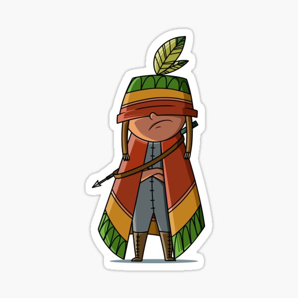 "Hand drawn cute character in standing position" Sticker by ...