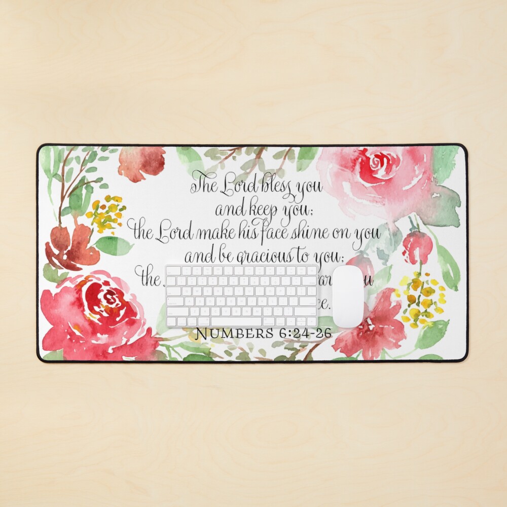 "The Blessing | Numbers 6:24-26 | Scripture Art" Sticker for Sale by ...