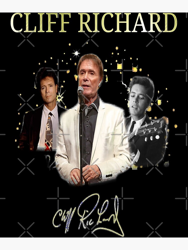 Poster « Bandes les plus vendues Cliff Richard Funny Men Fan », par ...