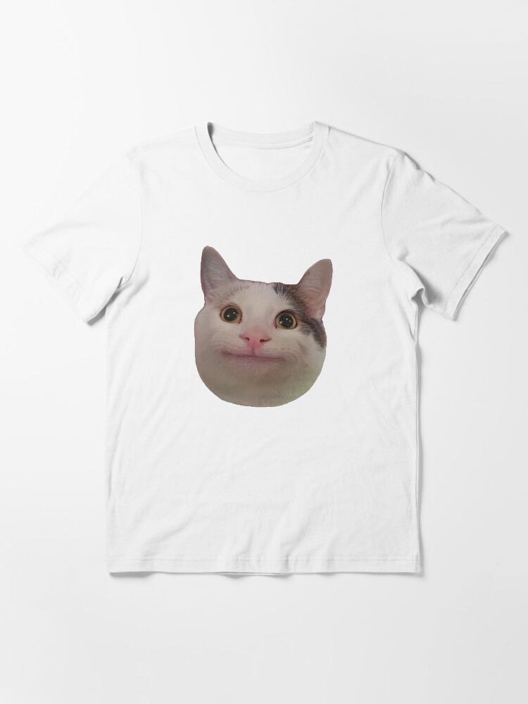 "Smiling Beluga Cat Meme Face" T-shirt for Sale by fomodesigns ...